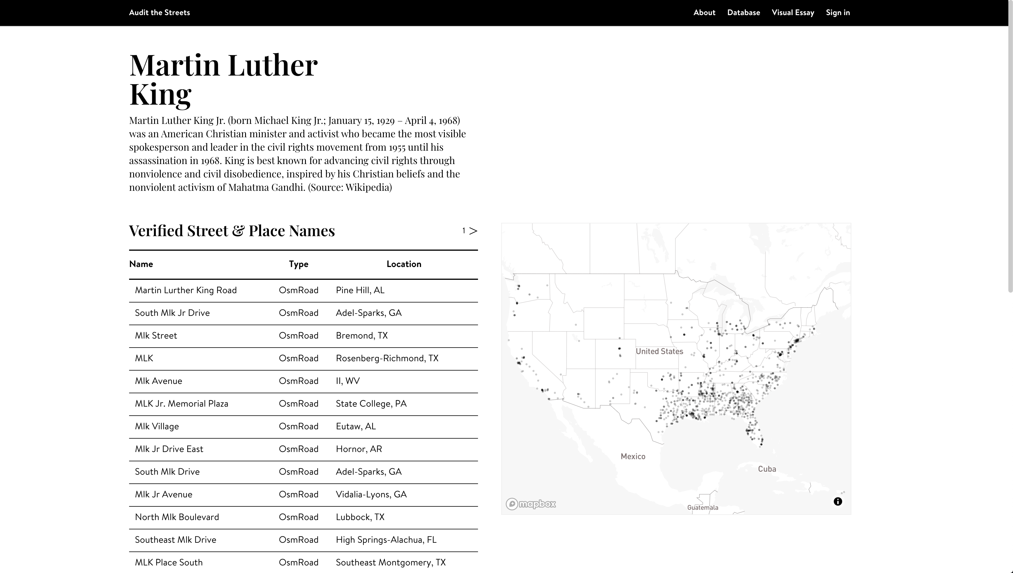 Screen Shot-MLK | Catherine D'Ignazio | kanarinka