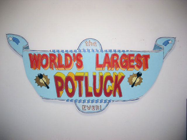 Giant-Potluck-Sign | Catherine D'Ignazio | kanarinka
